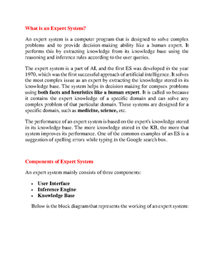 AI Unit 4 - Unit 4 - Uncertain Knowledge and Reasoning: Acting under ...
