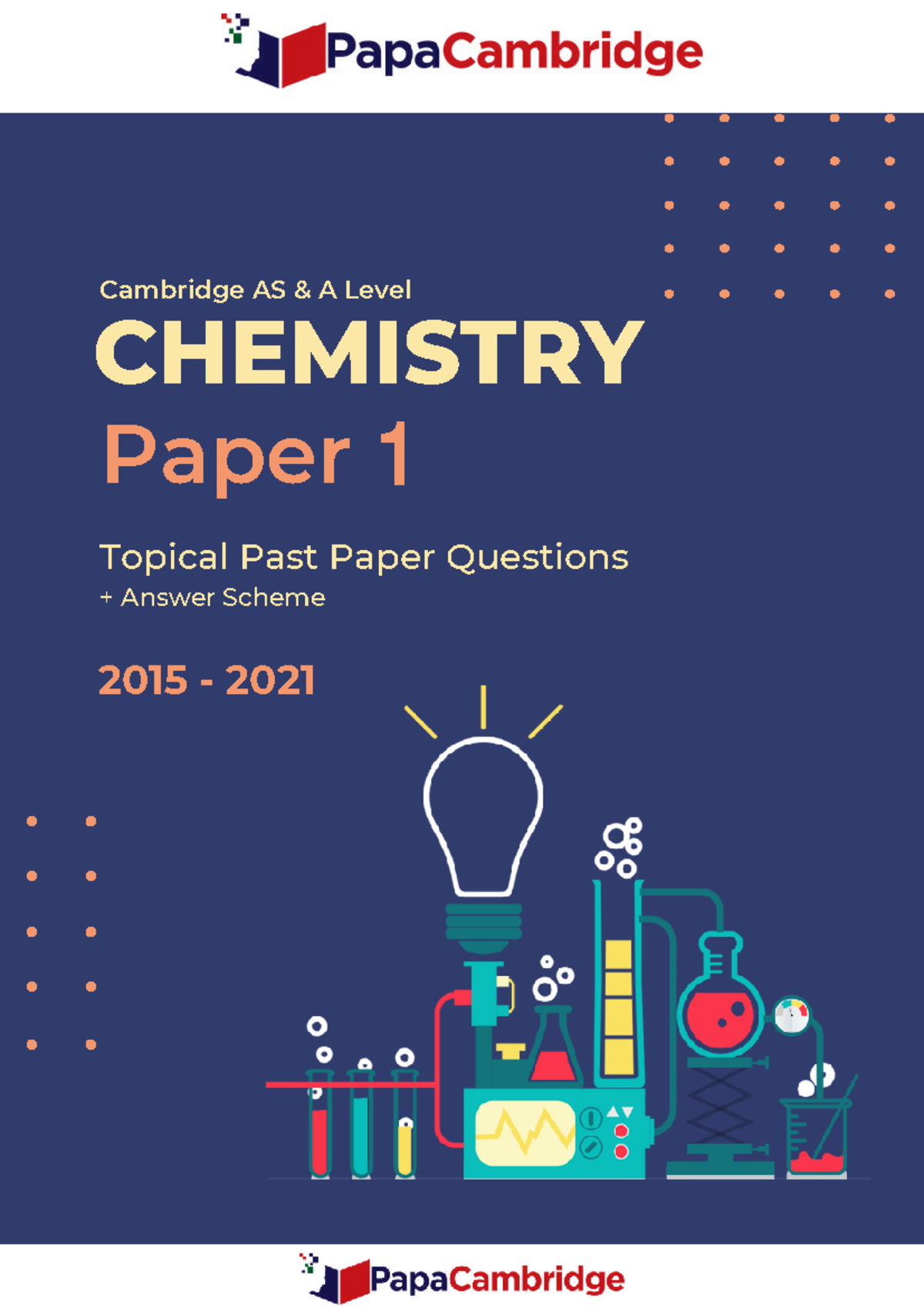 Chemistry 9701 Paper 1 - Past Questions on Atomic Structure - Studocu