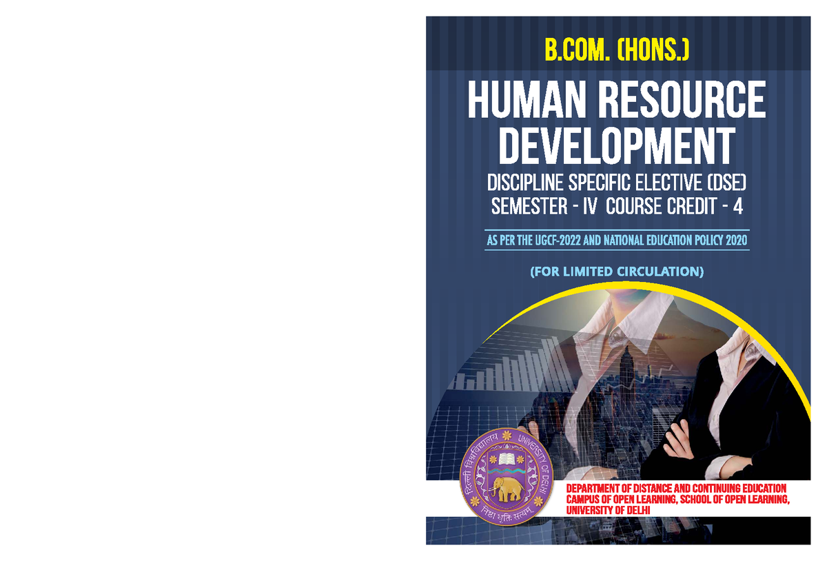 HUMAN RESOURCE DEVELOPMENT: Key Insights and Strategic Perspectives ...