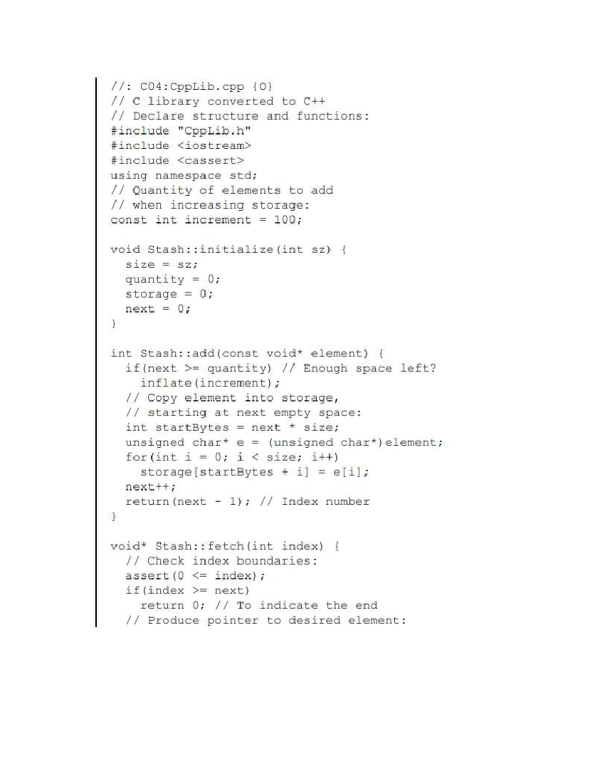 C04: Data Abstraction in CppLib - Structure & Functions Overview - Studocu