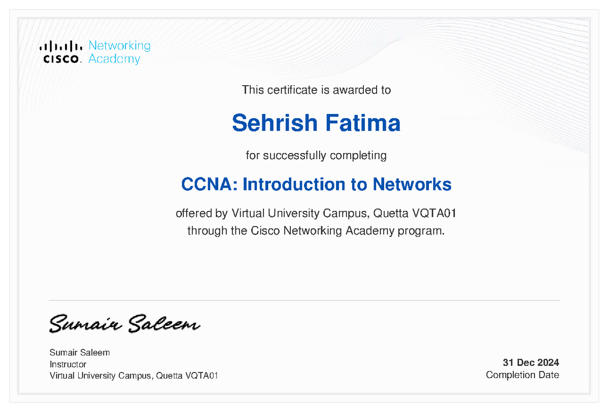 CCNA- Introduction to Networks - Introduction to Database ...