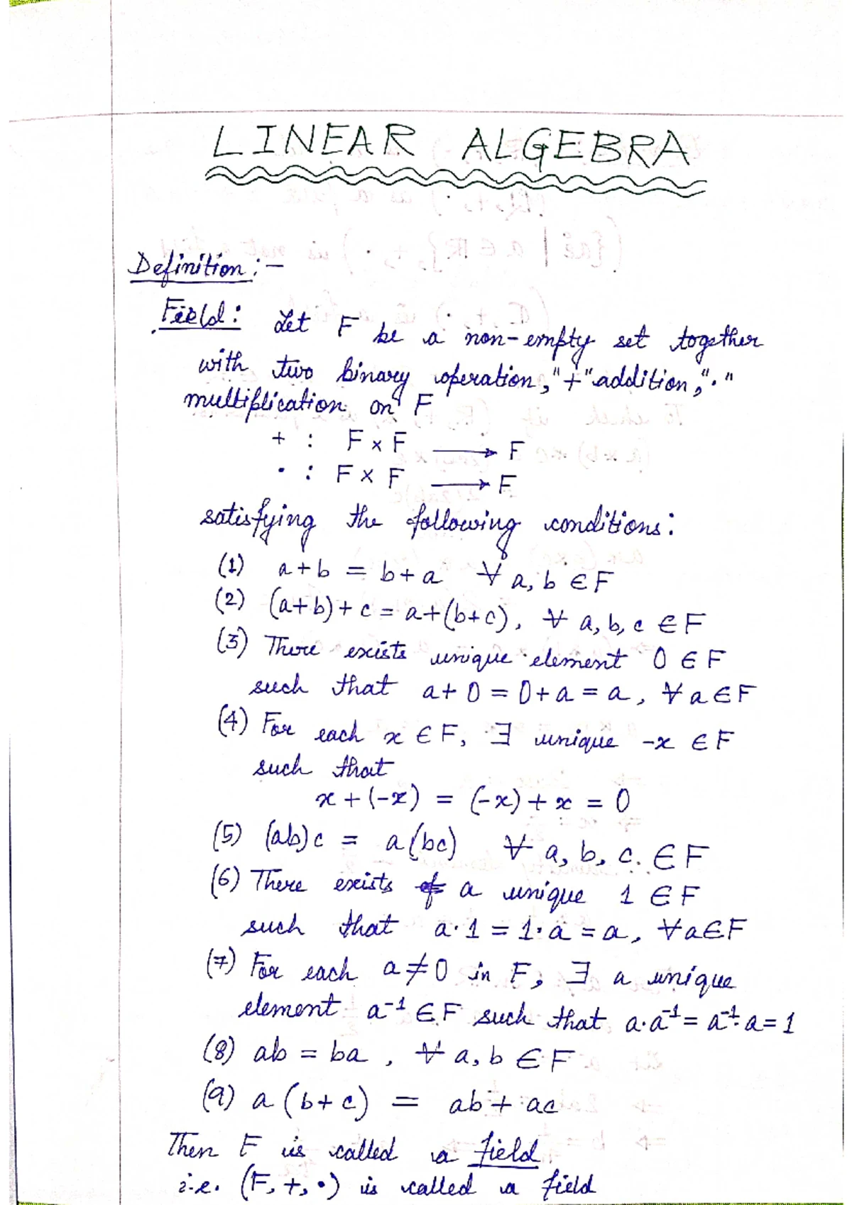Hint 1 Hint Ma11004 Linear Algebra Numerical And Complex