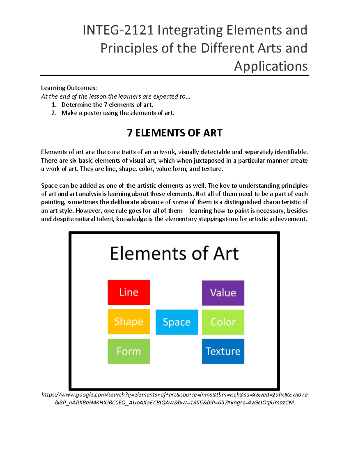 Week 001: Understanding the 7 Elements of Art and Their Applications ...