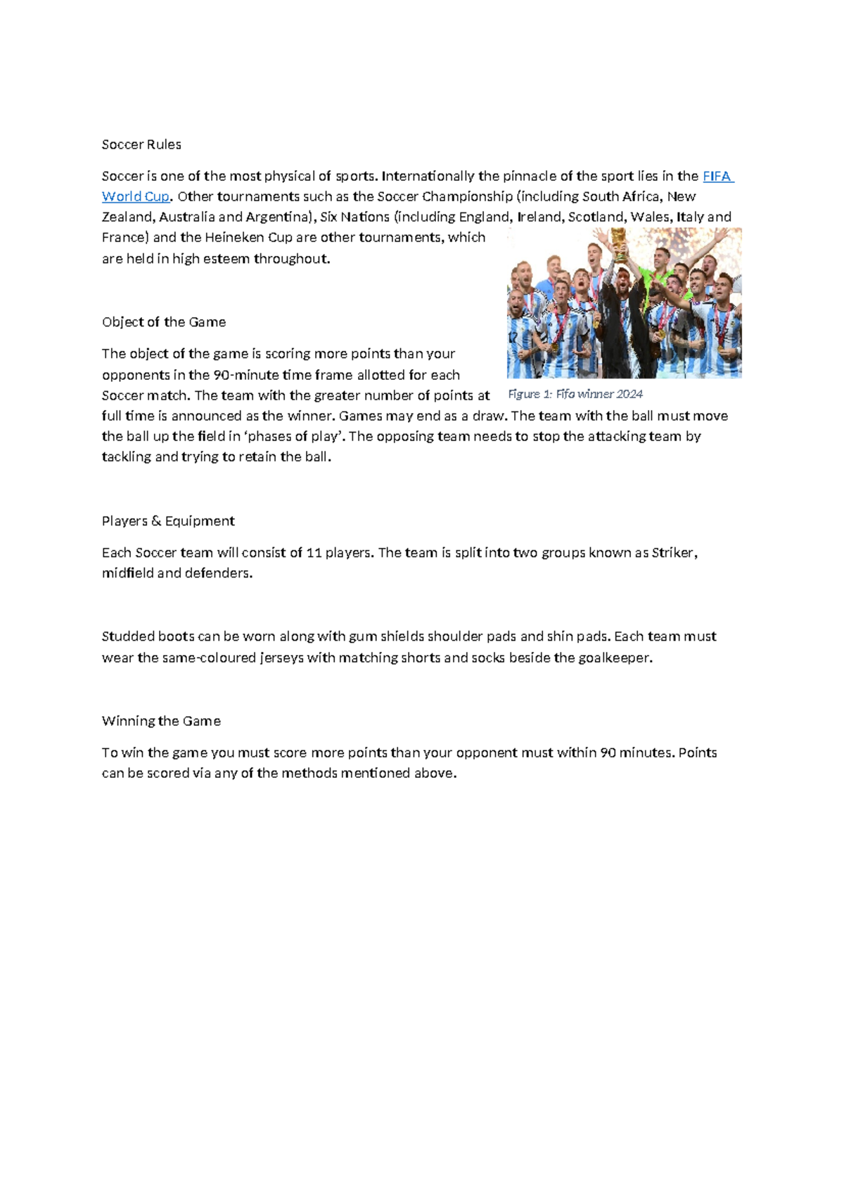 Soccer Rules: A Practical Guide to the Game - Studocu