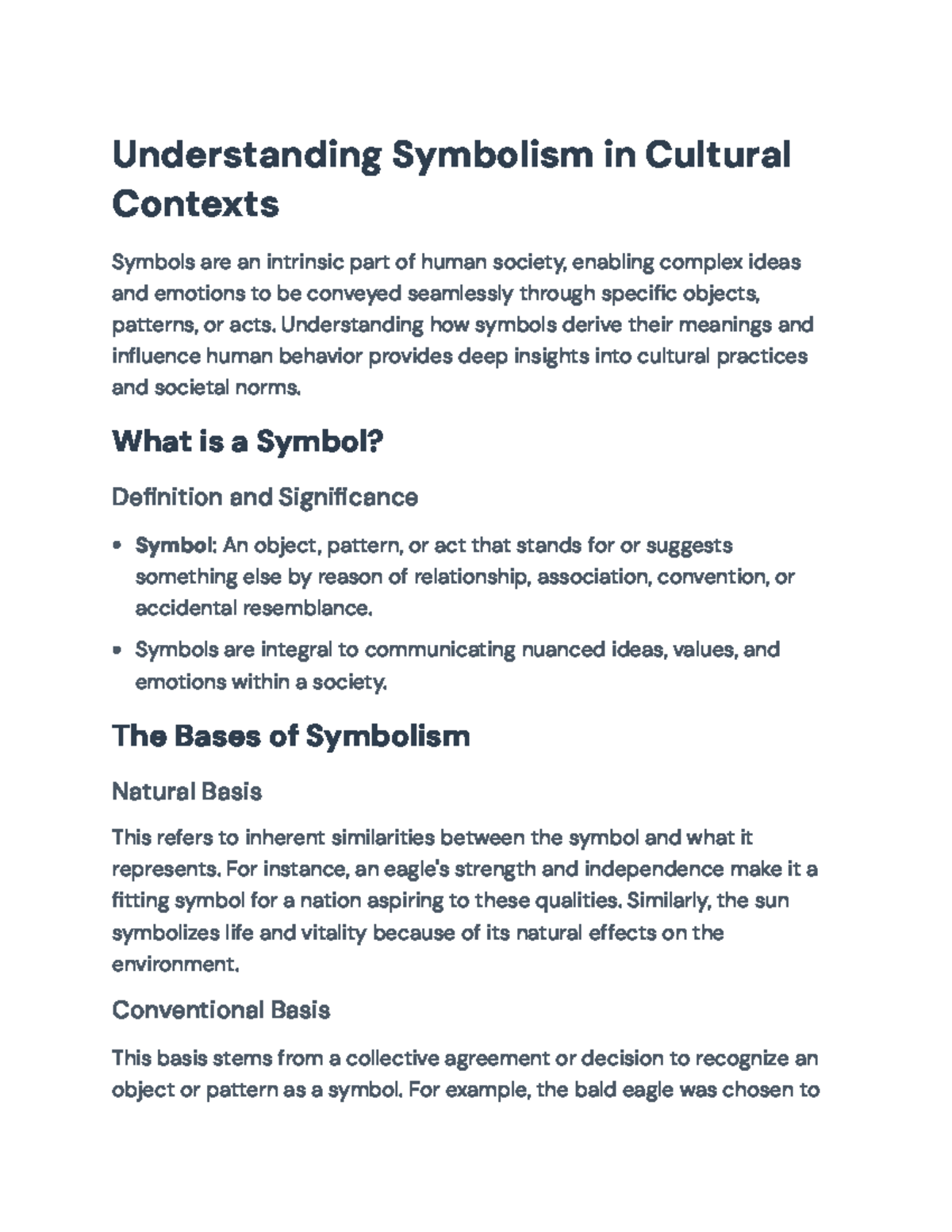 Understanding Symbolism in Cultural Contexts: Key Principles and ...
