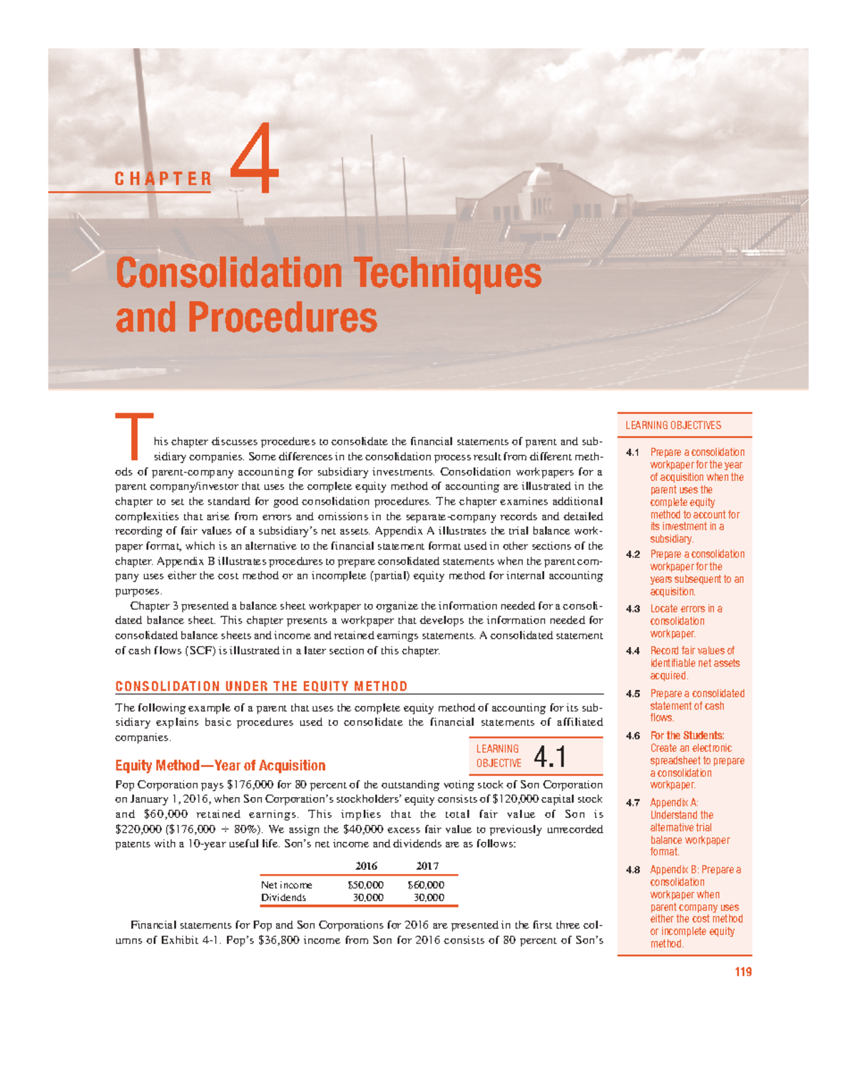 Ch04: Consolidation Techniques & Workpaper Procedures - Studocu