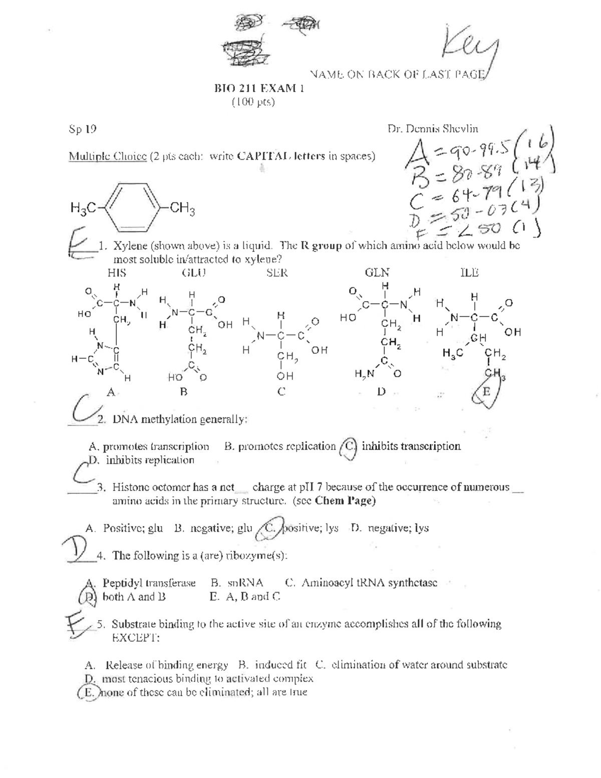 BIO 211 Exam 1 Study Guide - Key Insights and Practice Questions for 19 ...