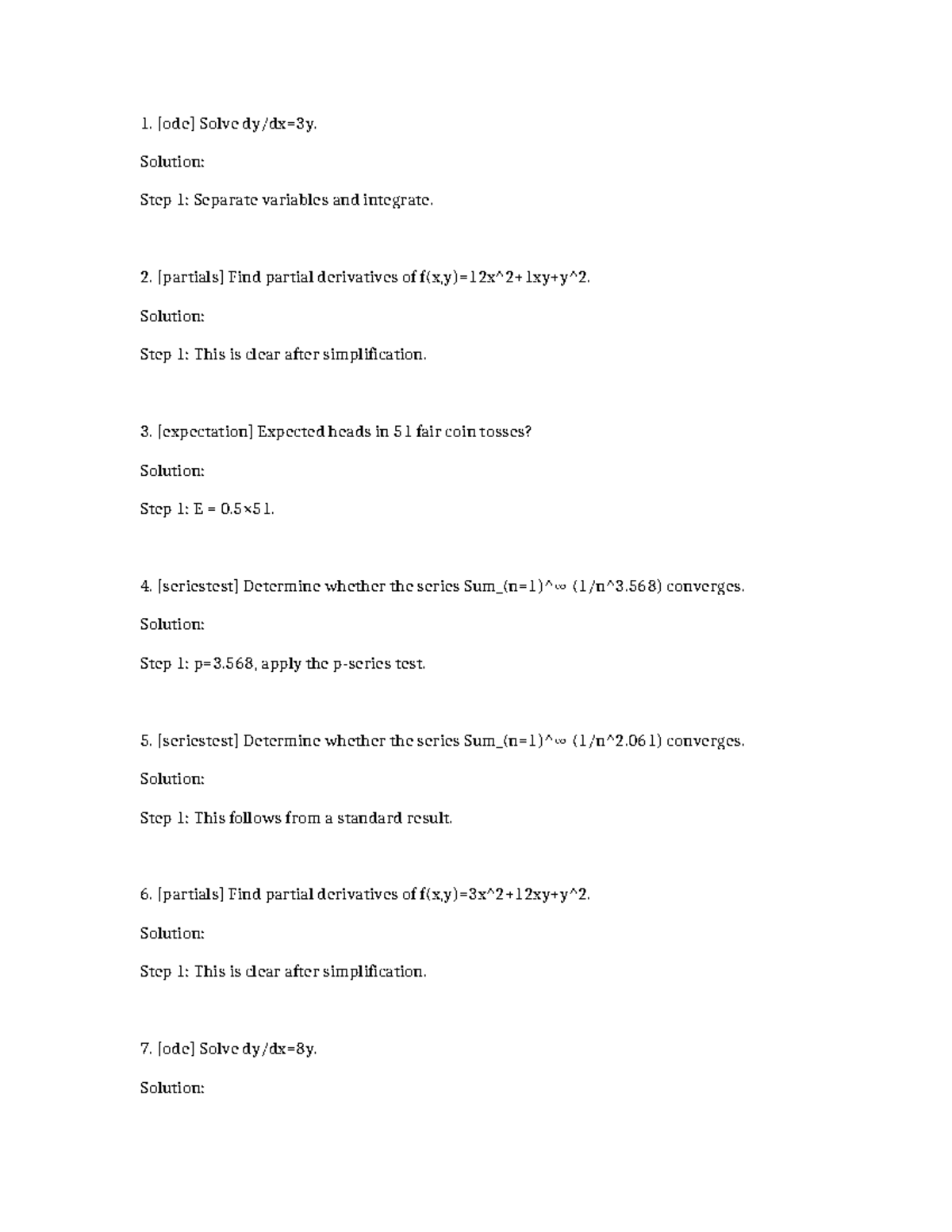 Math 8567 - Solutions to Key Problems in Calculus - Studocu