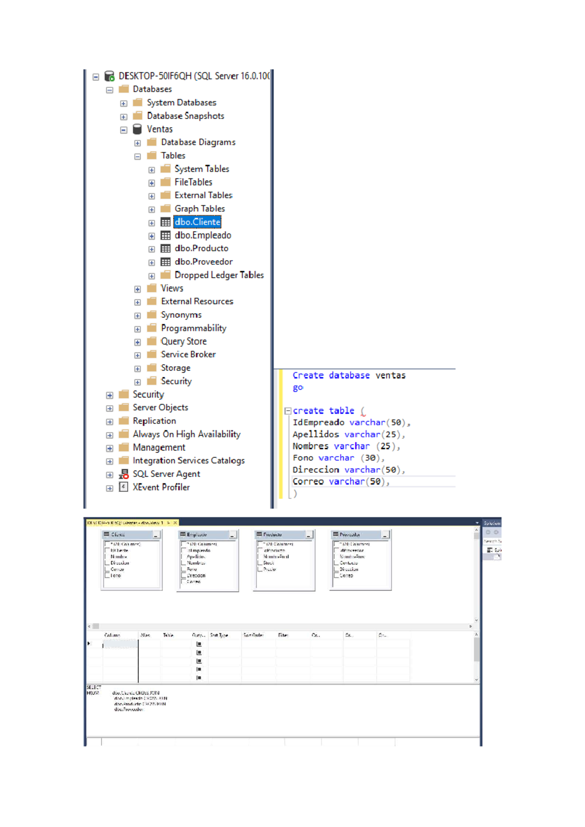 SQL Server 16.0.100: Database System Overview & Queries - Semana 1 - Studocu