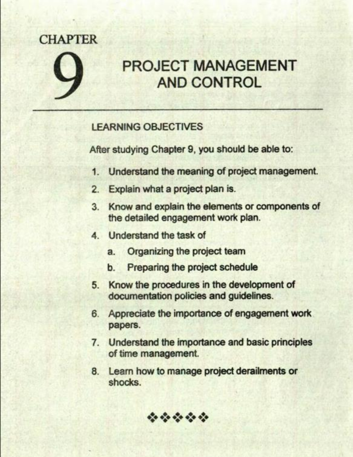 CHAPTER 9 - PROJECT MANAGEMENT AND CONTROL: KEY LEARNING OBJECTIVES - Studocu