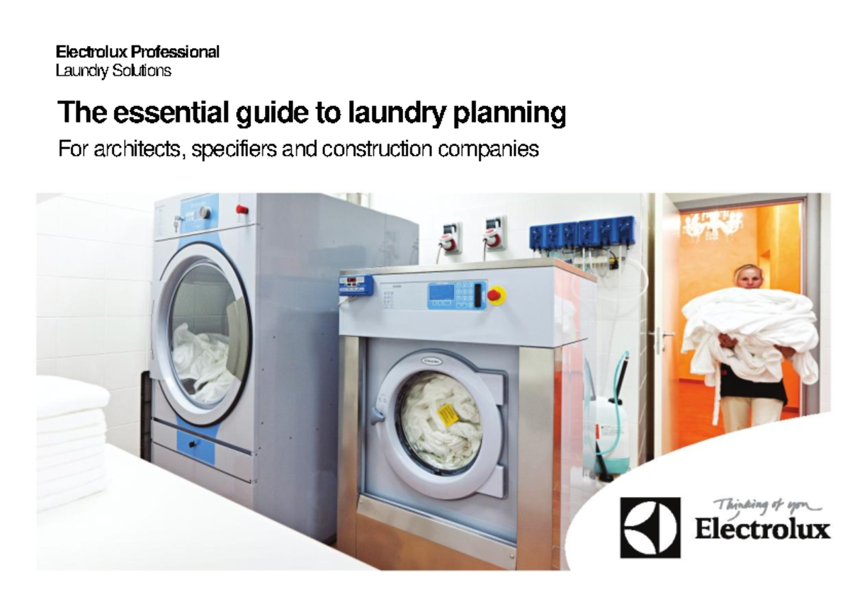 Electrolux Professional Laundry Solutions: Architects' Guide 01 - Studocu