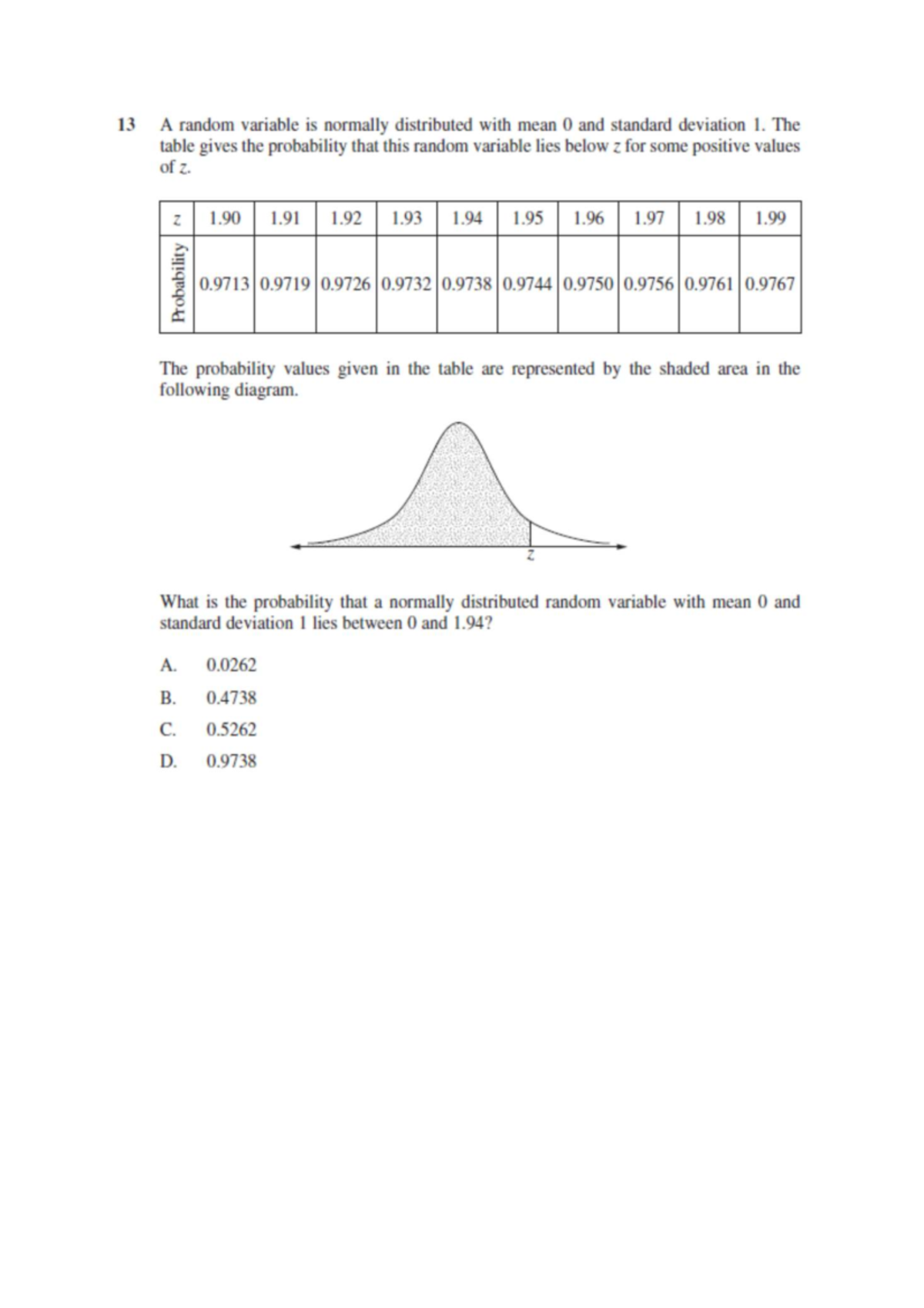 Sample Financial Questions: Normal Distribution & Probability Analysis ...