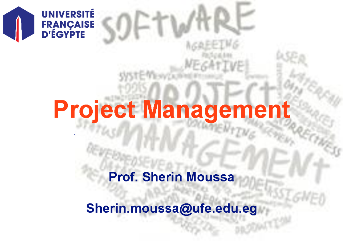 Project Management (PM) Lecture 3: Estimation Techniques and Planning ...