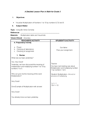 5ES Detailed Lesson PLAN IN MATH - 5ES DETAILED LESSON PLAN IN GRADE 2 ...