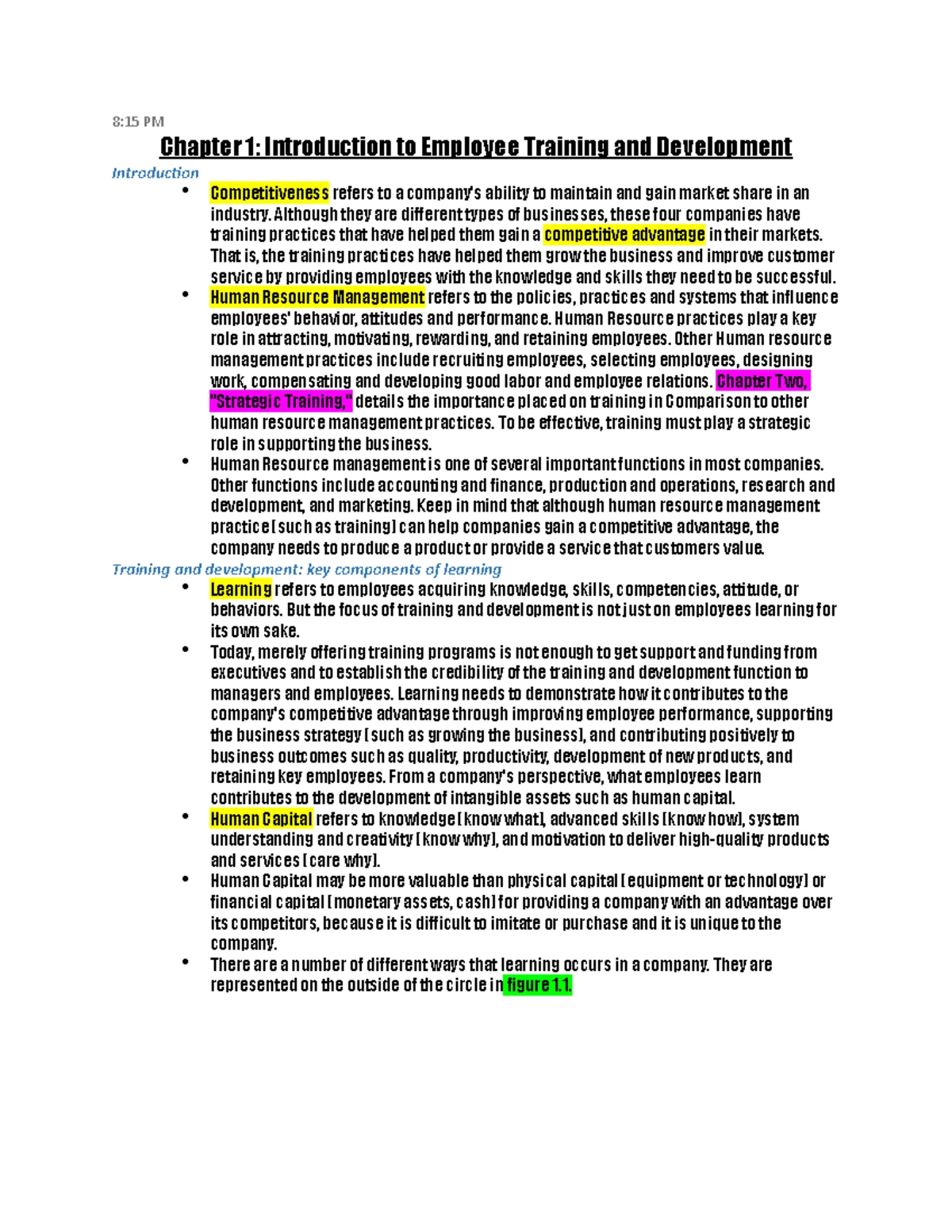 Chapter 3 Needs Assessment Terms - Chapter 3: Needs Assessment Terms ...