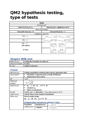 [Solved] Answer now - Quantitative Methods 2 (ECON20003) - Studocu
