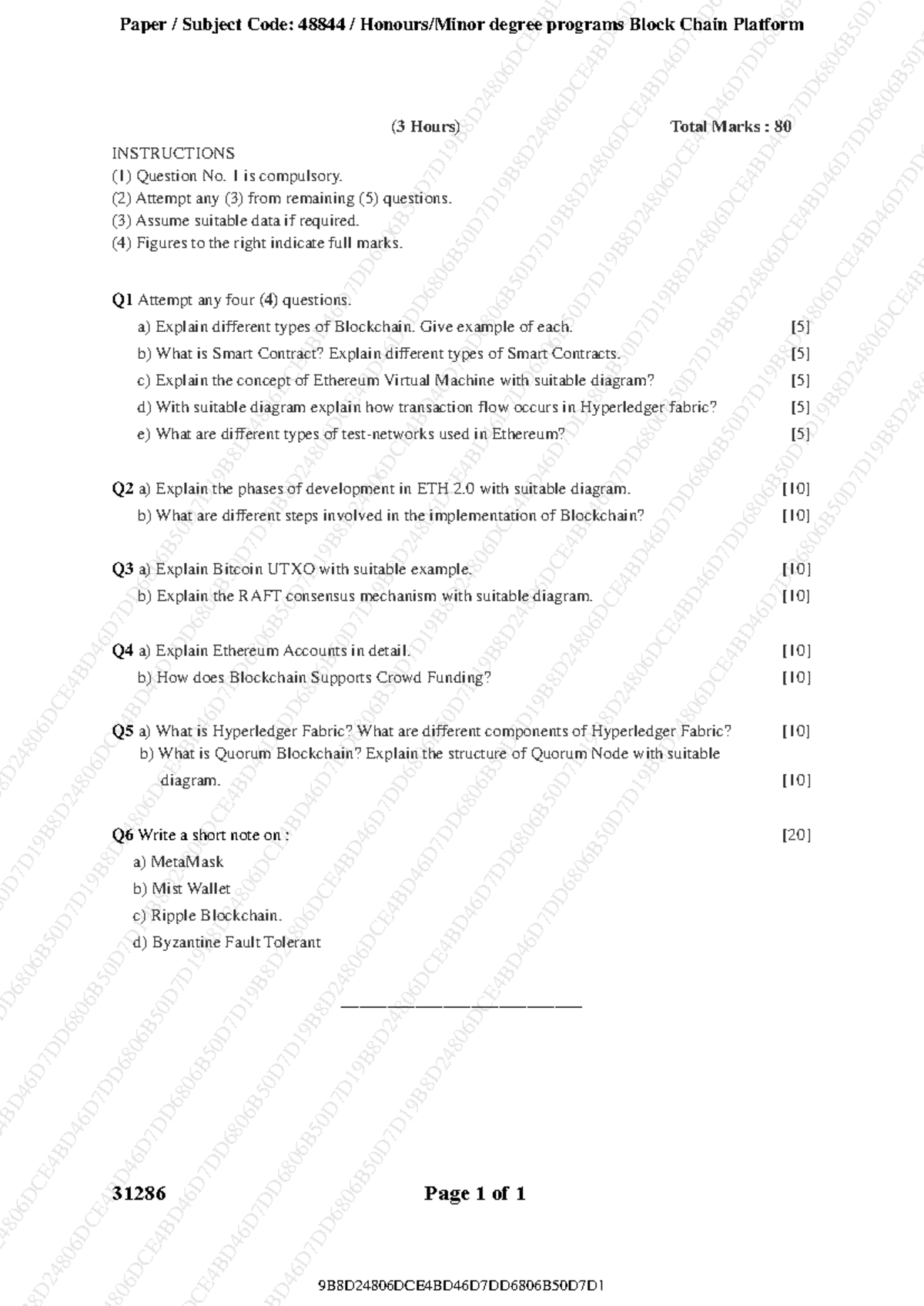 AIDS PYQs for Semester 6 - May 2023 Exam - Studocu