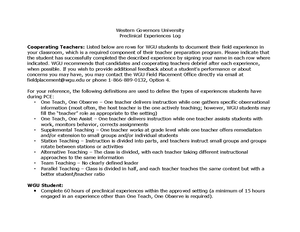 Preclinical Experiences Task 2 - Jamison Monaco Preclinical Experiences ...