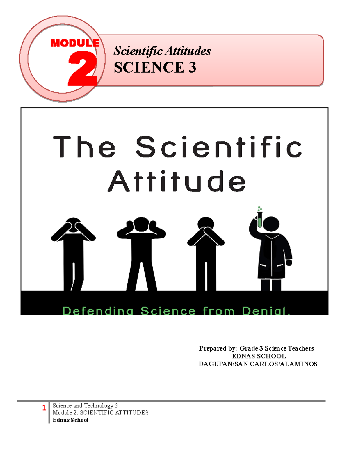 G3 Science 3 Mod2 Lesson on Scientific Attitudes and Their Importance ...