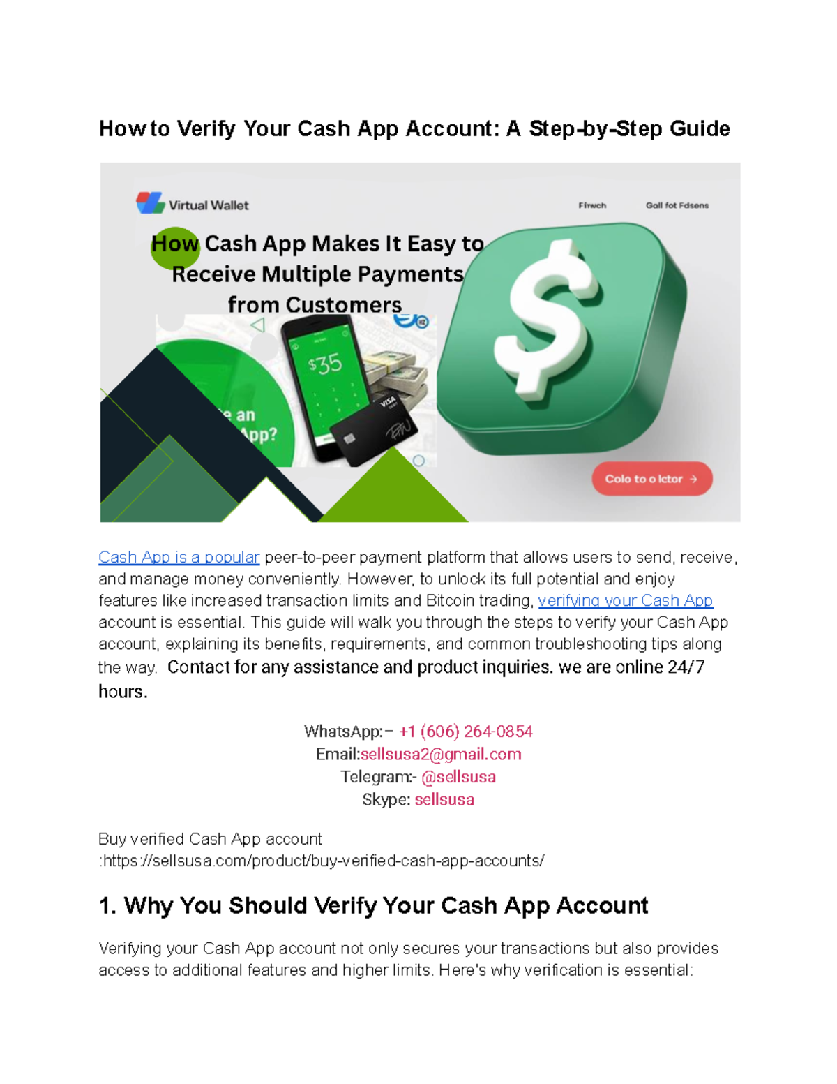 How to Verify Your Cash App Account A Step-by-Step Guide - However, to ...
