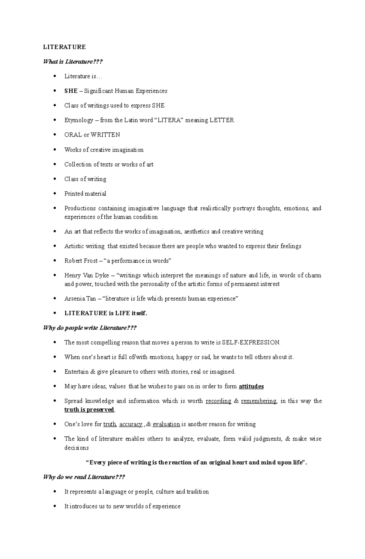 ASEAN LITERATURE Midterm Exam Study Notes on Narrative Techniques - Studocu
