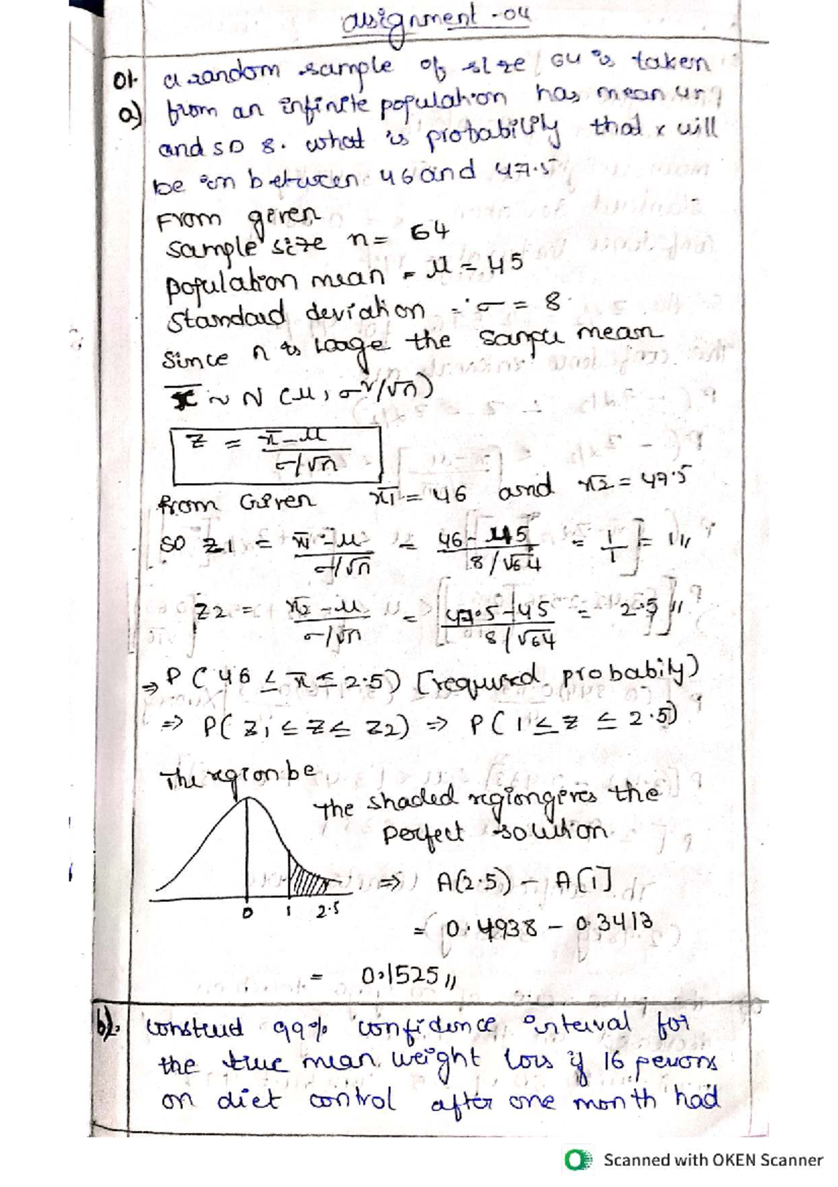 P&S Assignment 4: Key Concepts and Analysis - Studocu