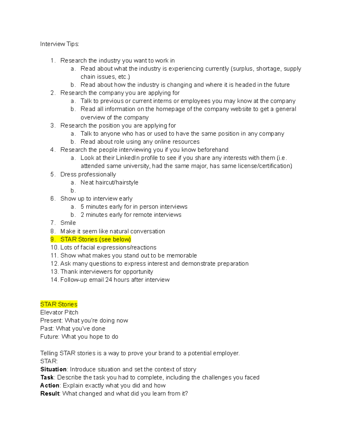 Compass 2 Essential Interview Tips for Success - Studocu