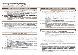 Devpsych 101: Chapter 1 - Understanding Human Development Across the Lifespan - Studocu