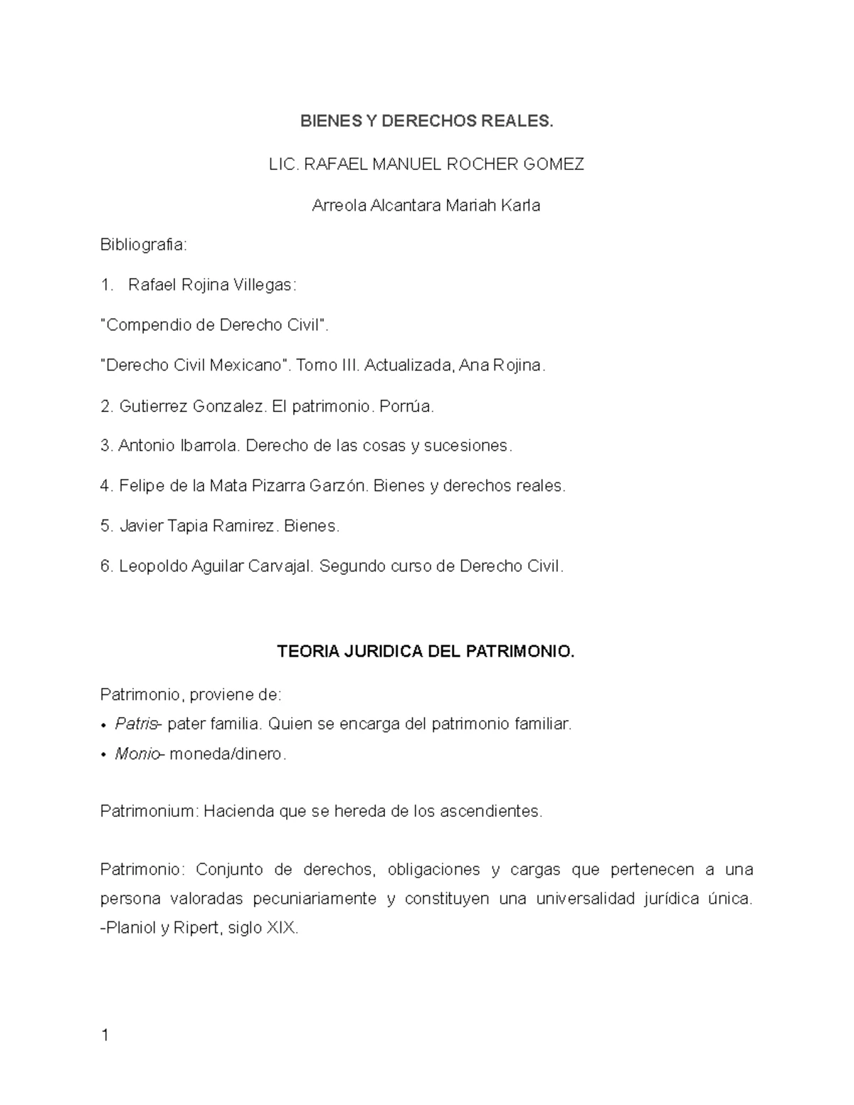 bienes y derechos reales unidad 7 - Bienes y Derechos Reales - FACULTAD ...