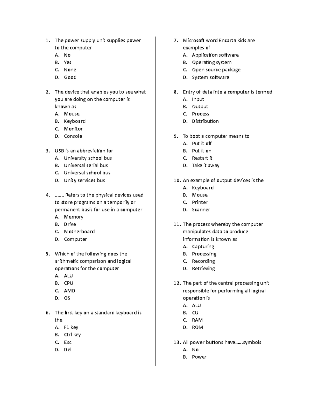 ICT 101: Essential Concepts & Basics for Beginners in University - Studocu