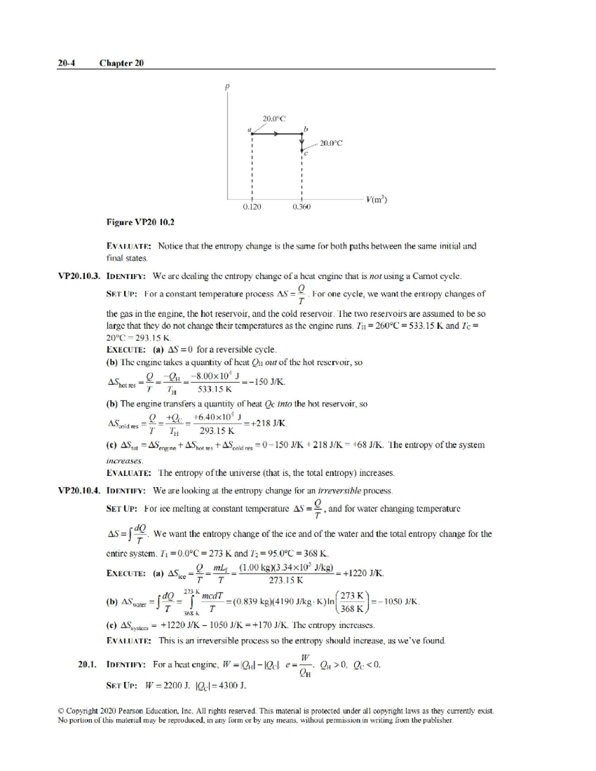 Entropy Change in Heat Engines - TH 533 and Tc 293 Analysis - Studocu