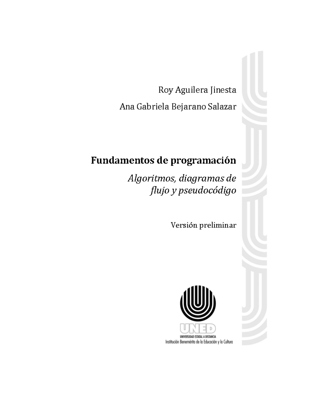 Fundamentos de Programación: Algoritmos y Pseudocódigo (Cap. 3) - Studocu
