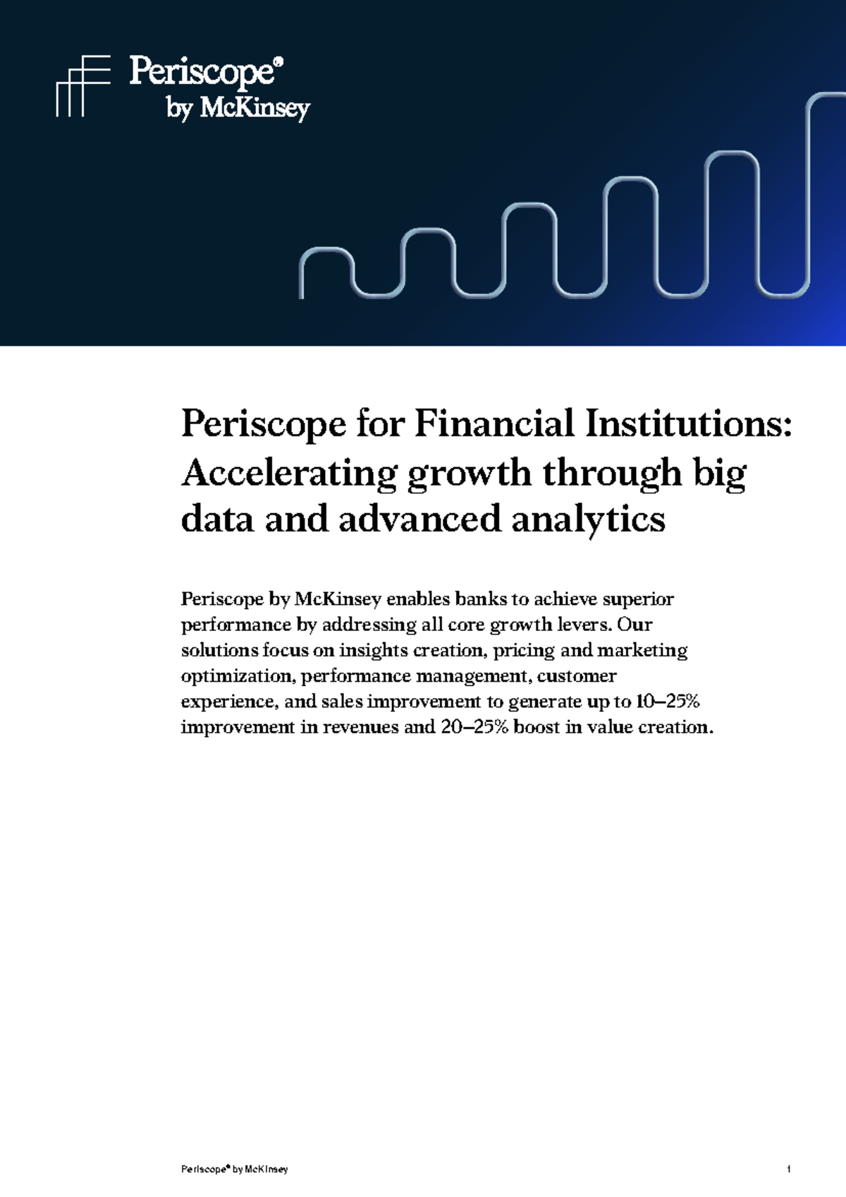Periscope for financial institutions - Periscope by McKinsey enables ...