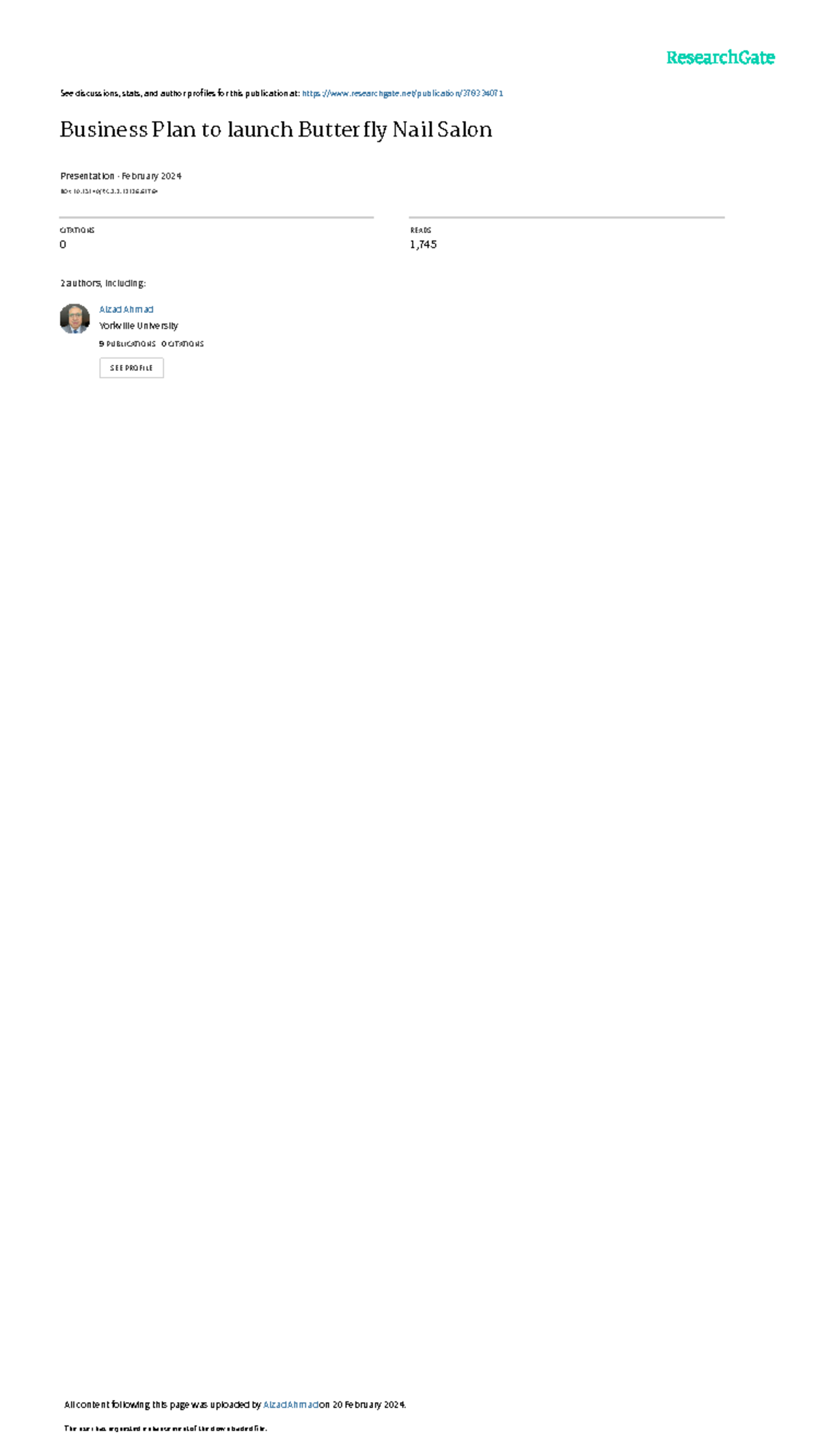 Reihaneh Gholipour BUSI404623 F-C-ON 11B Z Presentation 1 - See ...