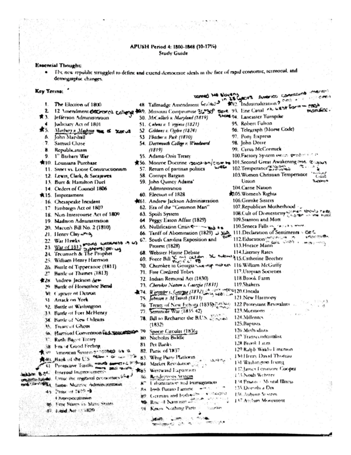 APUSH Period 4 Study Guide and Key Concepts - Studocu