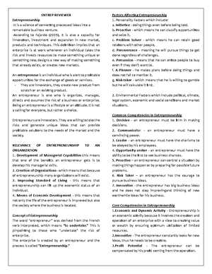 Module 2 Lesson 1 Recognize a Potential Market - 1 Entrepreneurship ...
