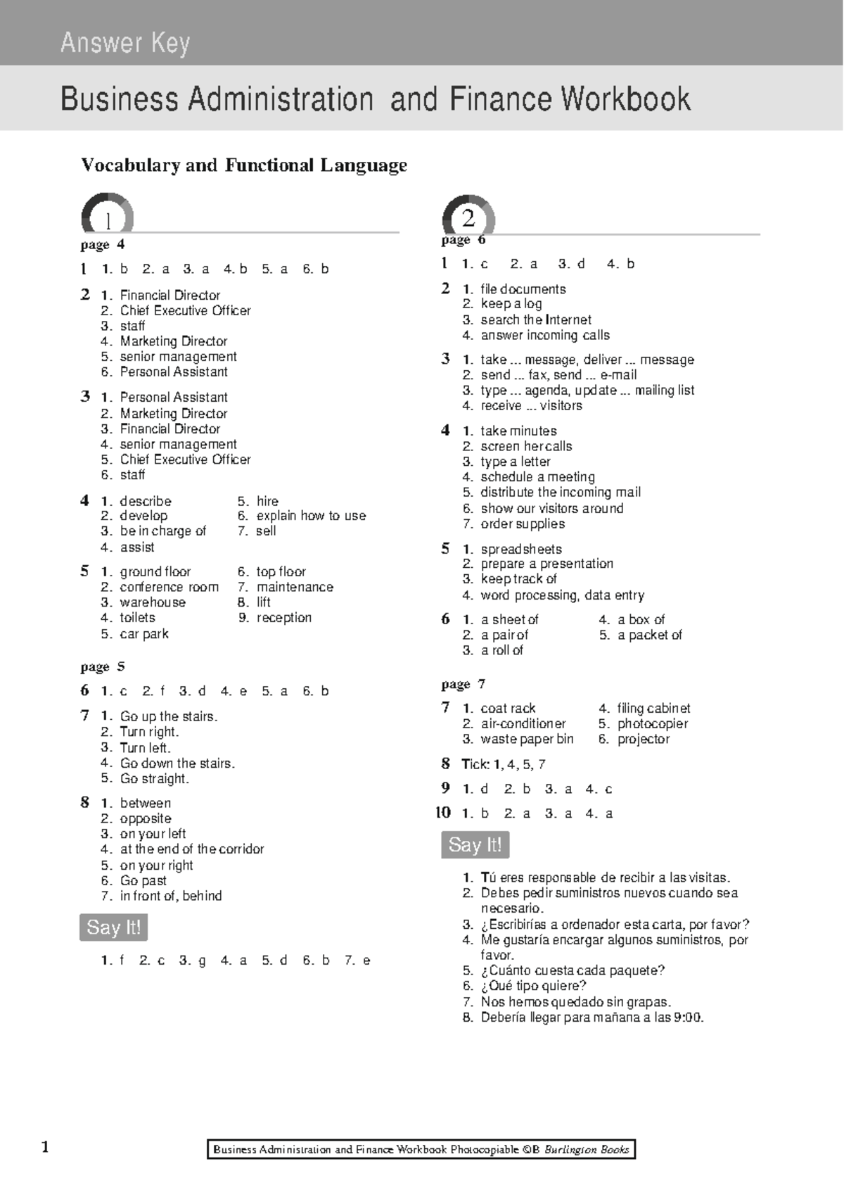 Business Admin & Finance Workbook Solutions 1-5 - Studocu