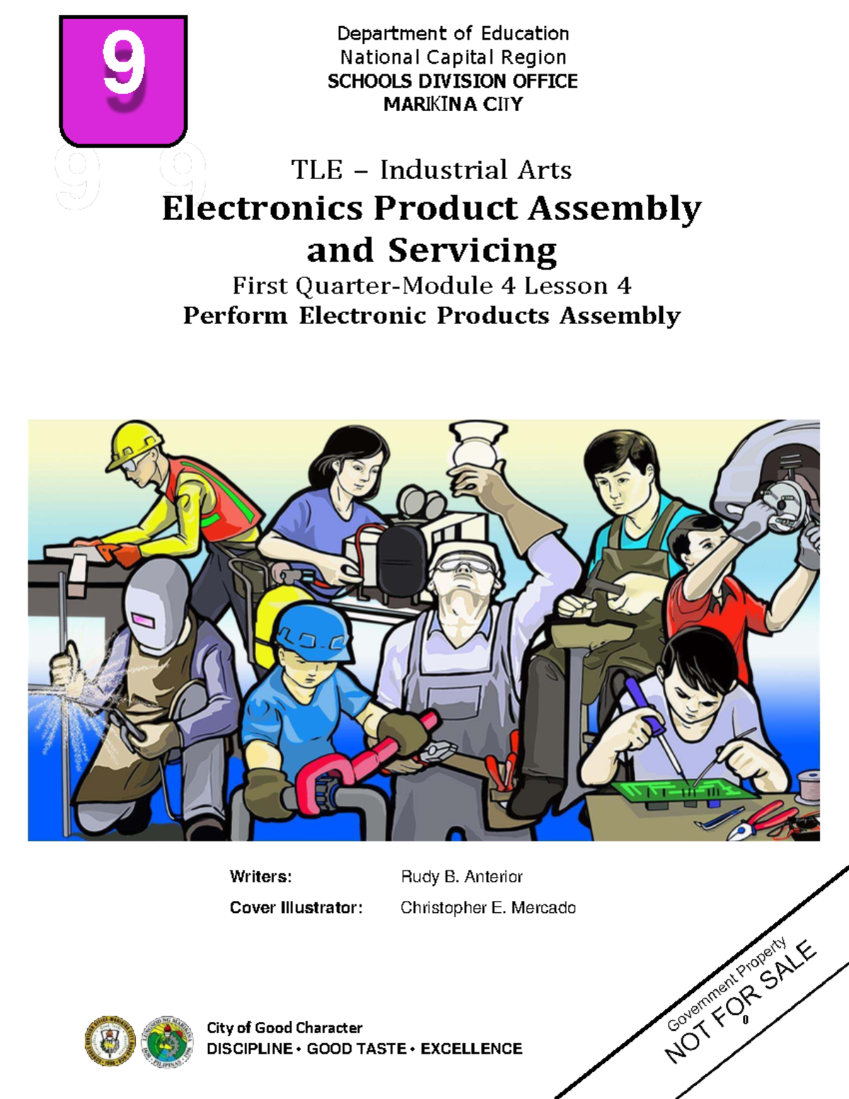 TLE9 QT1 Module 4.1: Perform Electronic Products Assembly Lessons - Studocu