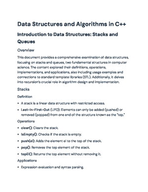 C8160 - Programming in Binary Trees: Assignments and Code Structures - Binary Trees 6 6 T - Studocu