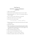 MACM 101 - SFU - Discrete Mathematics I - Studocu