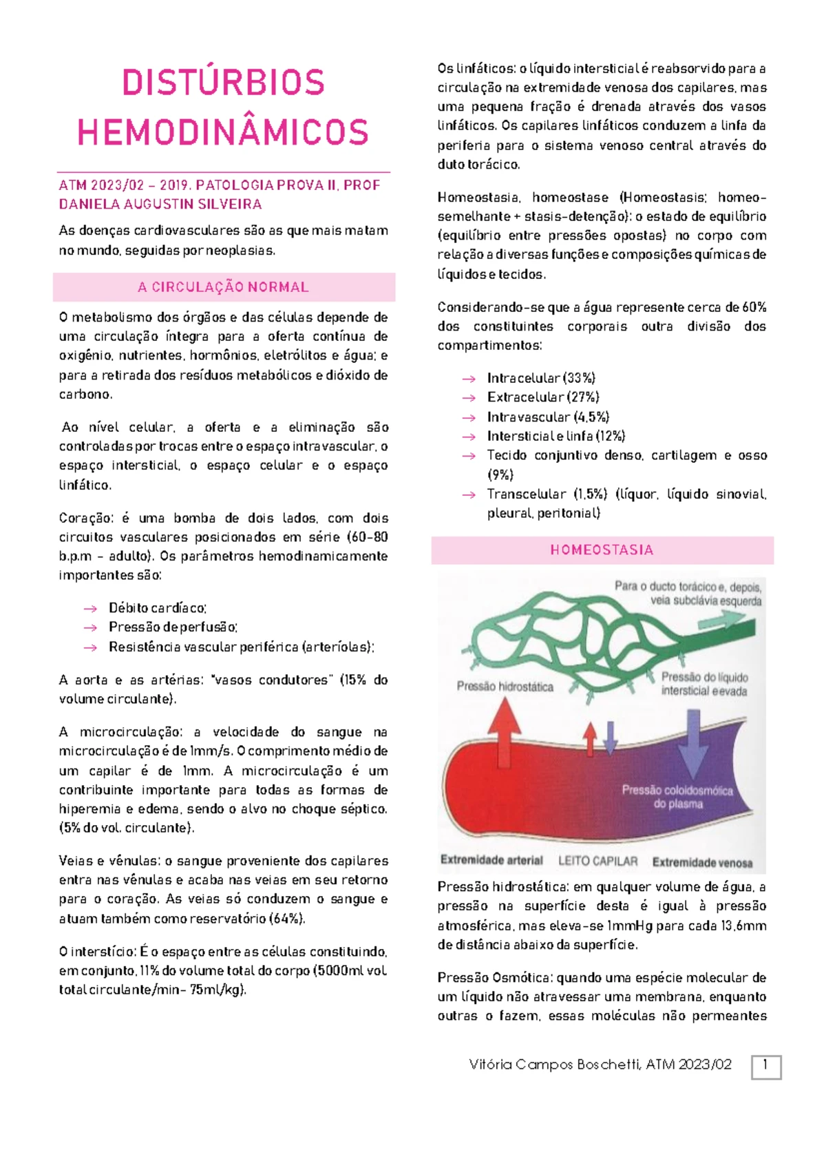 Distúrbios Hemodinâmicos - Edema, Congestão, Hiperemia Ativa, Efusão e ...