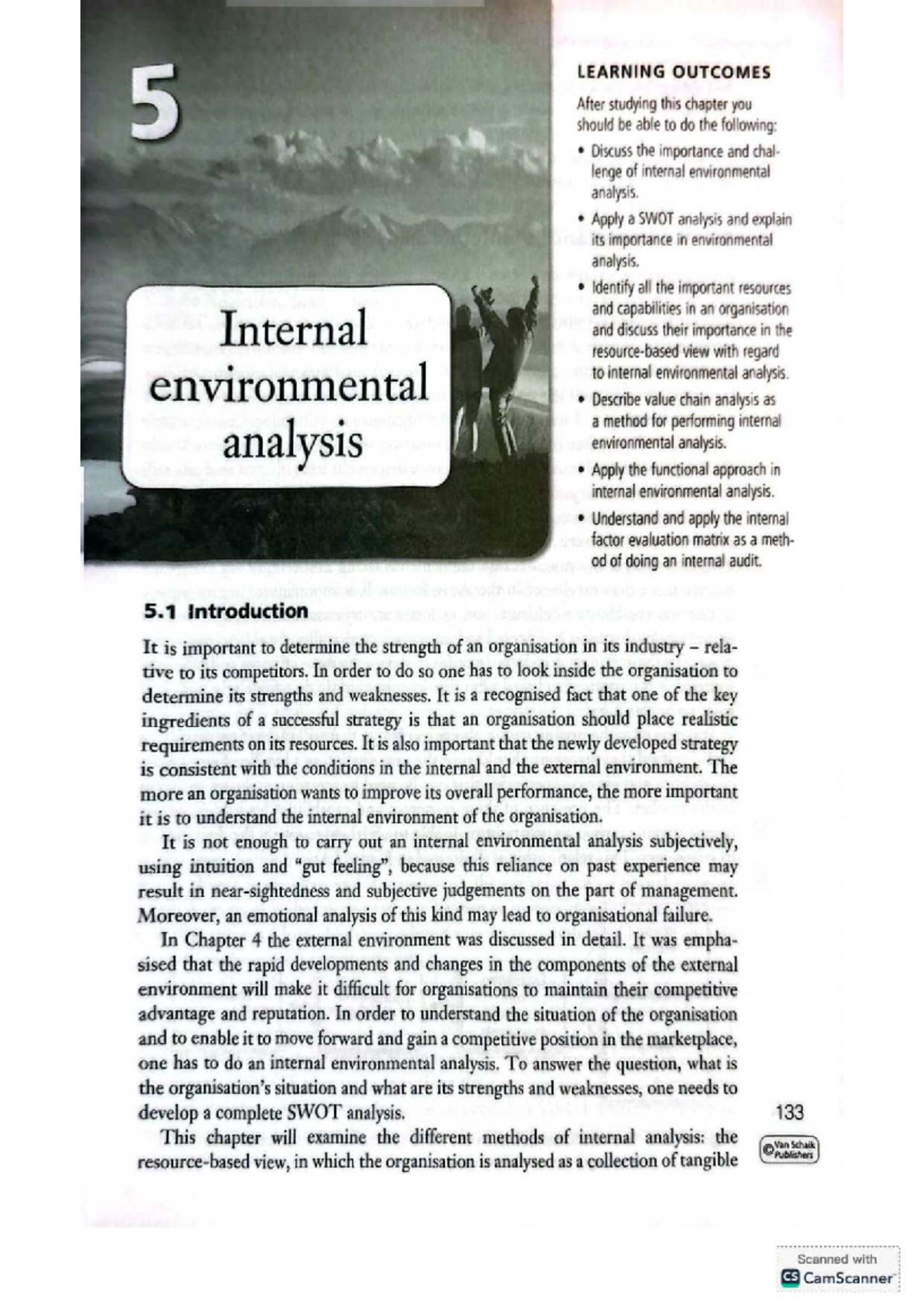 Internal Environmental Analysis: VRIO Framework & SWOT Insights (MGMT ...