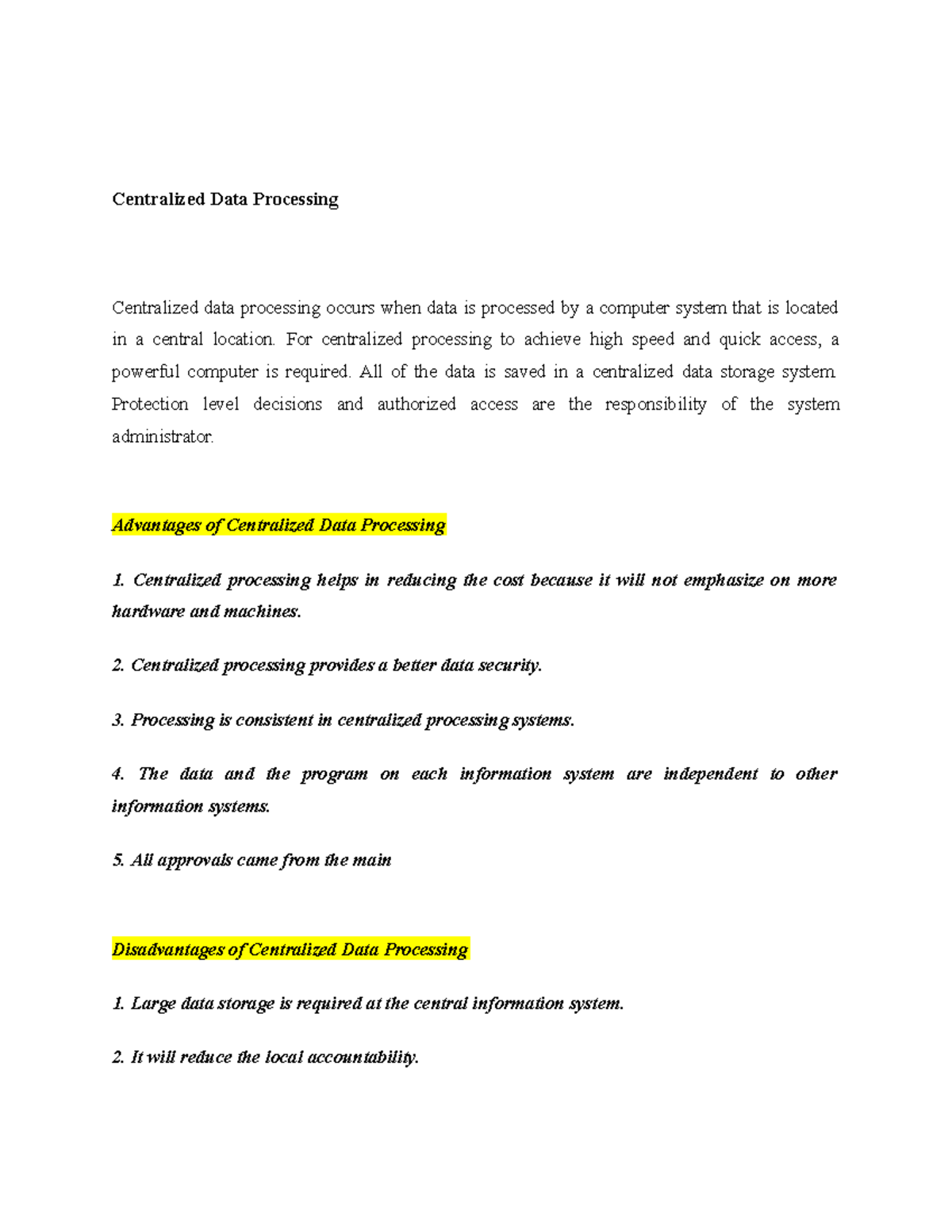 Centralized vs Distributed Data Processing: Pros and Cons Analysis ...