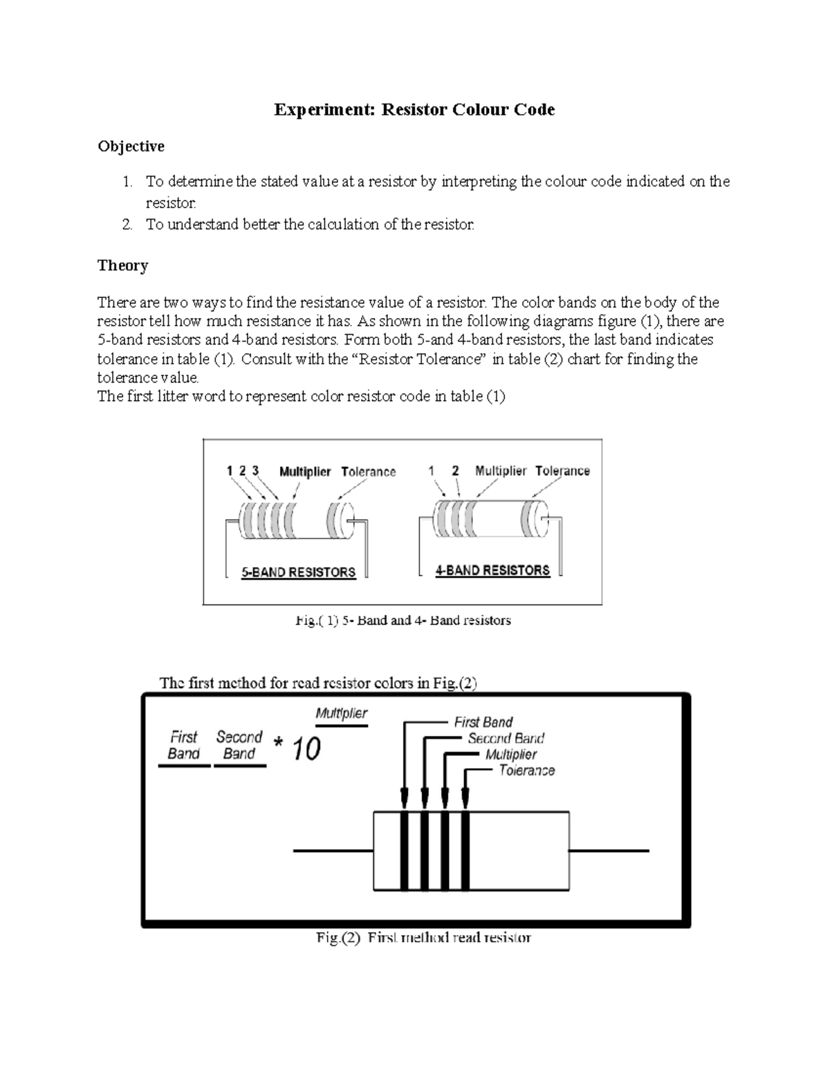 Resistor Color Code: Understanding Values & Tolerances in Lab ...