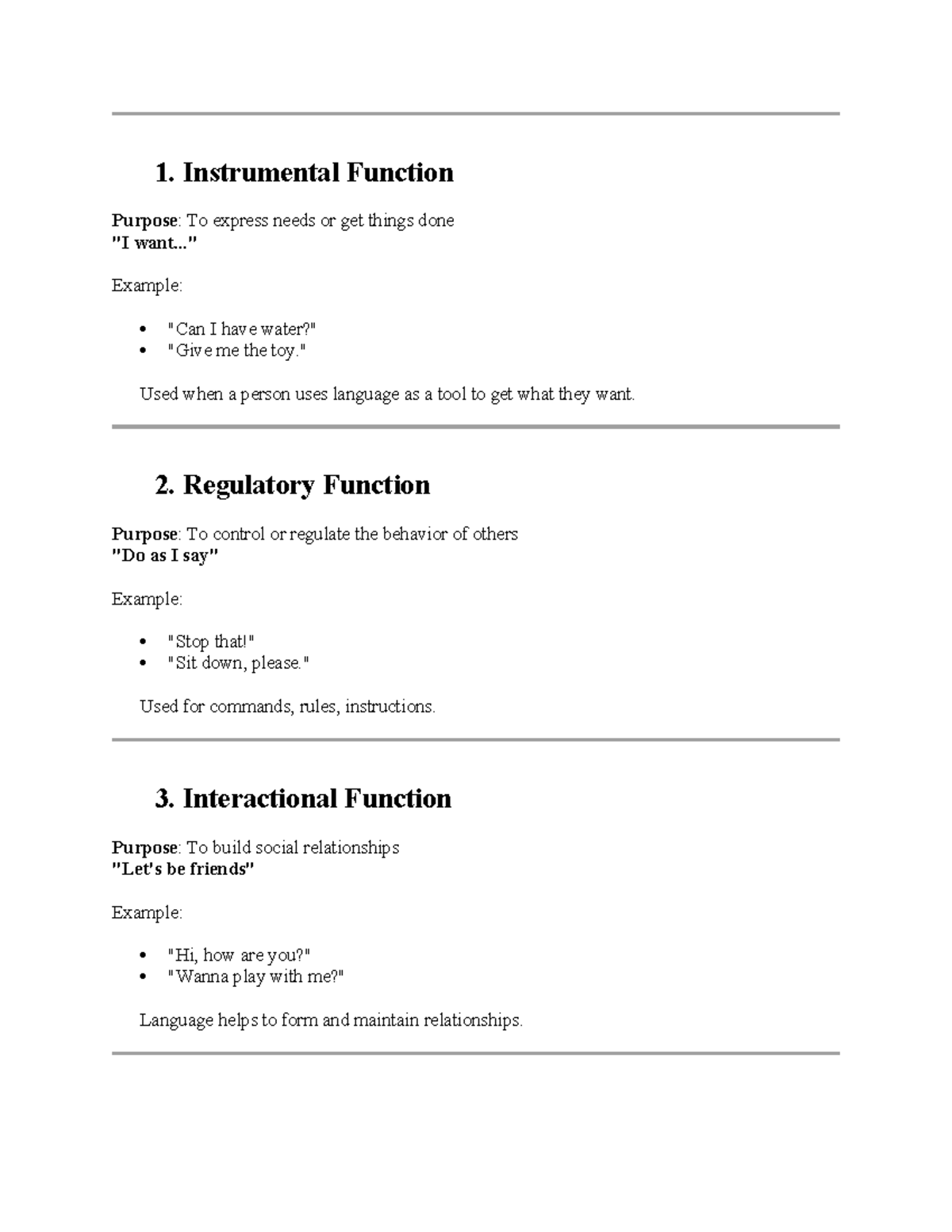 Functions of Language (ENG 101): Halliday's Framework Explained - Studocu