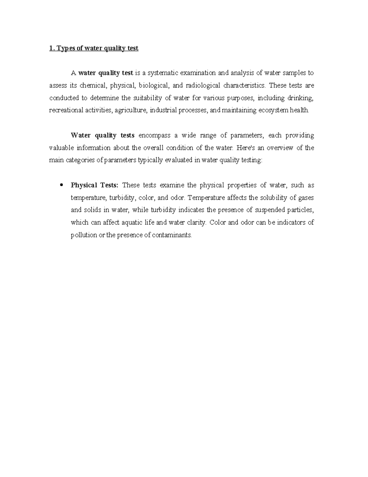 Hydrology: Comprehensive Overview of Water Quality Testing Methods ...