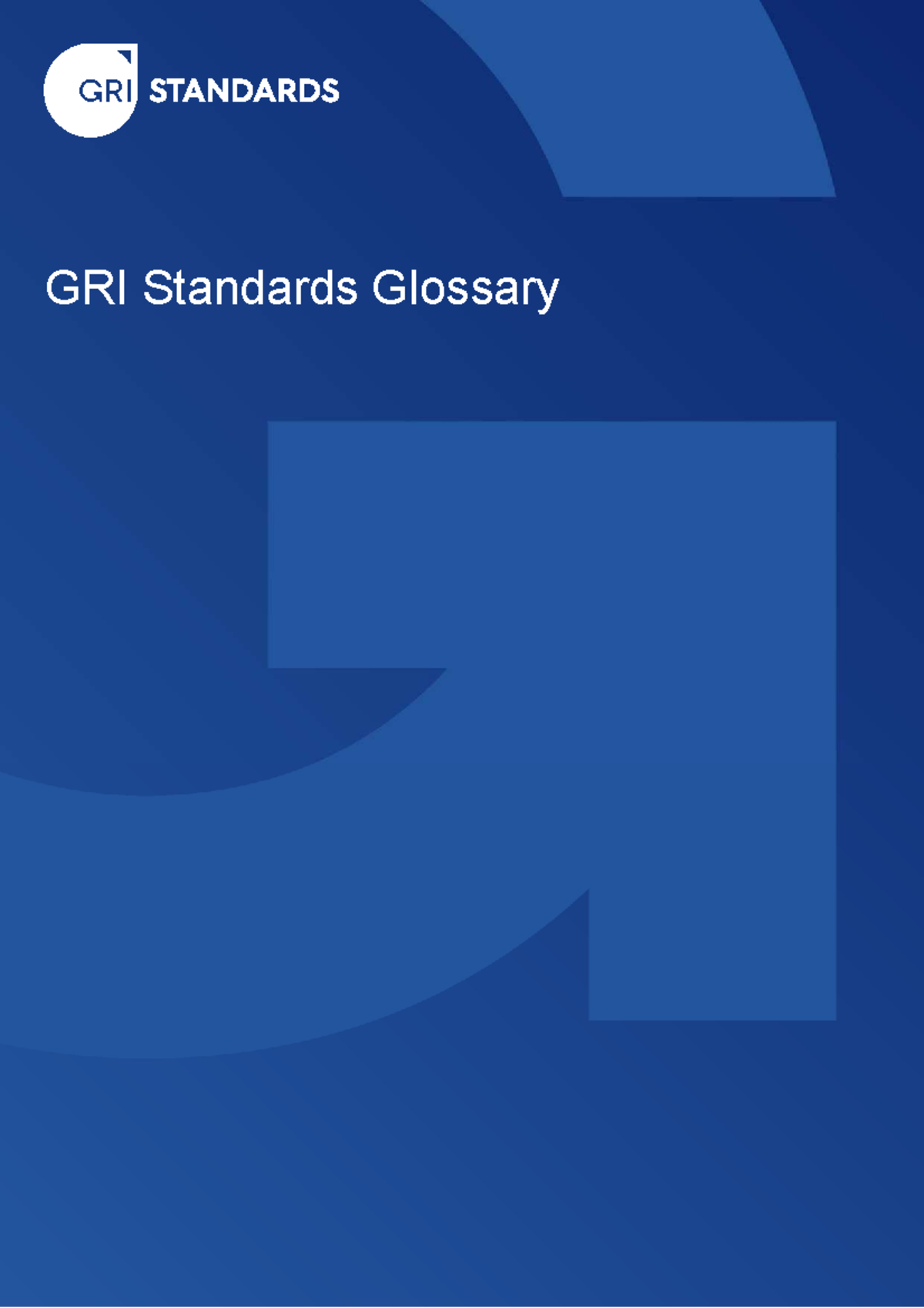 GRI Standards Glossary: Key Terms for Sustainability Reporting - Studocu