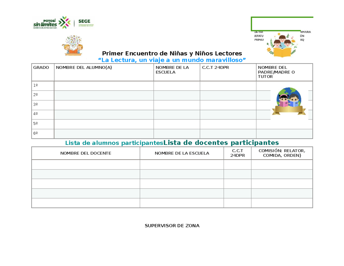 Participantes - Encuentro de lectura - Lenguaje y Comunicacion - Primer ...