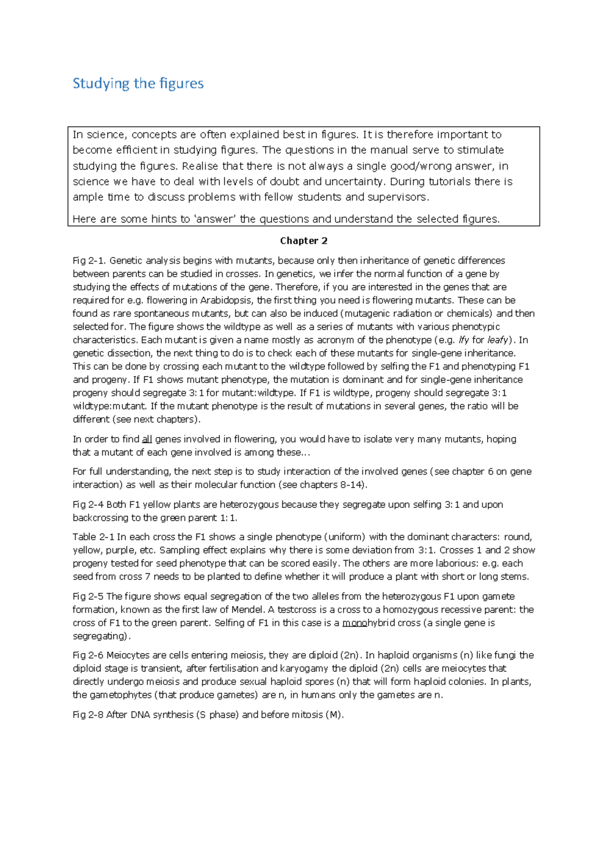 Understanding Figures in Genetics: Insights and Analysis (Bio 101 ...
