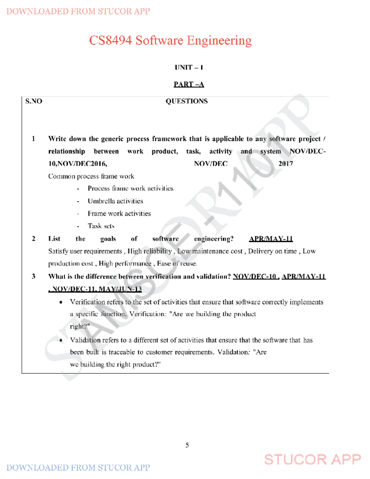 Unit 2 - Lecture notes 1-7 - Unit-2 Software Requirement Specifications ...